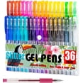 Grey Pens,36 Color Pens Set including 12 Color Pen with 24 Refills,40% ...