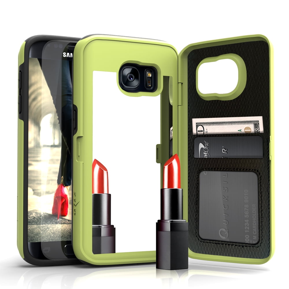 samsung galaxy s7 case, [vettore by zizo] all-in-one wallet case with ...