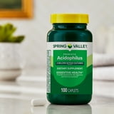 Spring Valley Probiotic Acidophilus Caplets for Digestive Health, 2 ...