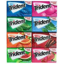 Trident Mega Sugarless Bubblegum, Big Individually Wrapped Chewing Gum ...