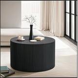 Vertical Stripe Design Nesting Coffee Table Set for Living Room ...