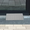 Threshold Ramp for Doorways - Grey Plastic Step Ramp for Wheelchairs ...