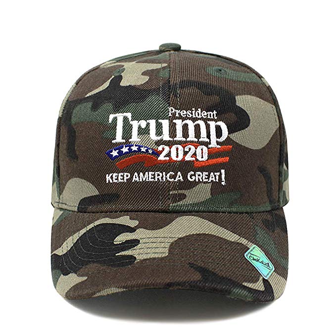 ChoKoLids Trump 2020 Keep America Great Campaign Embroidered USA Hat ...