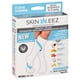 SKINEEZ white small/medium skin-reparative hydrating compression socks ...