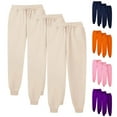 ctdiral Plus Size Sweatpants 3 Pack for Women Elastic Waist Drawstring ...