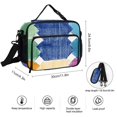 11.8×9.6in Large Capacity Rectangular Lunch Bag Durable Storage ...