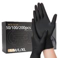 50/100/200/400/1000pcs Disposable Nitrile Gloves, Suitable for Kitchen ...