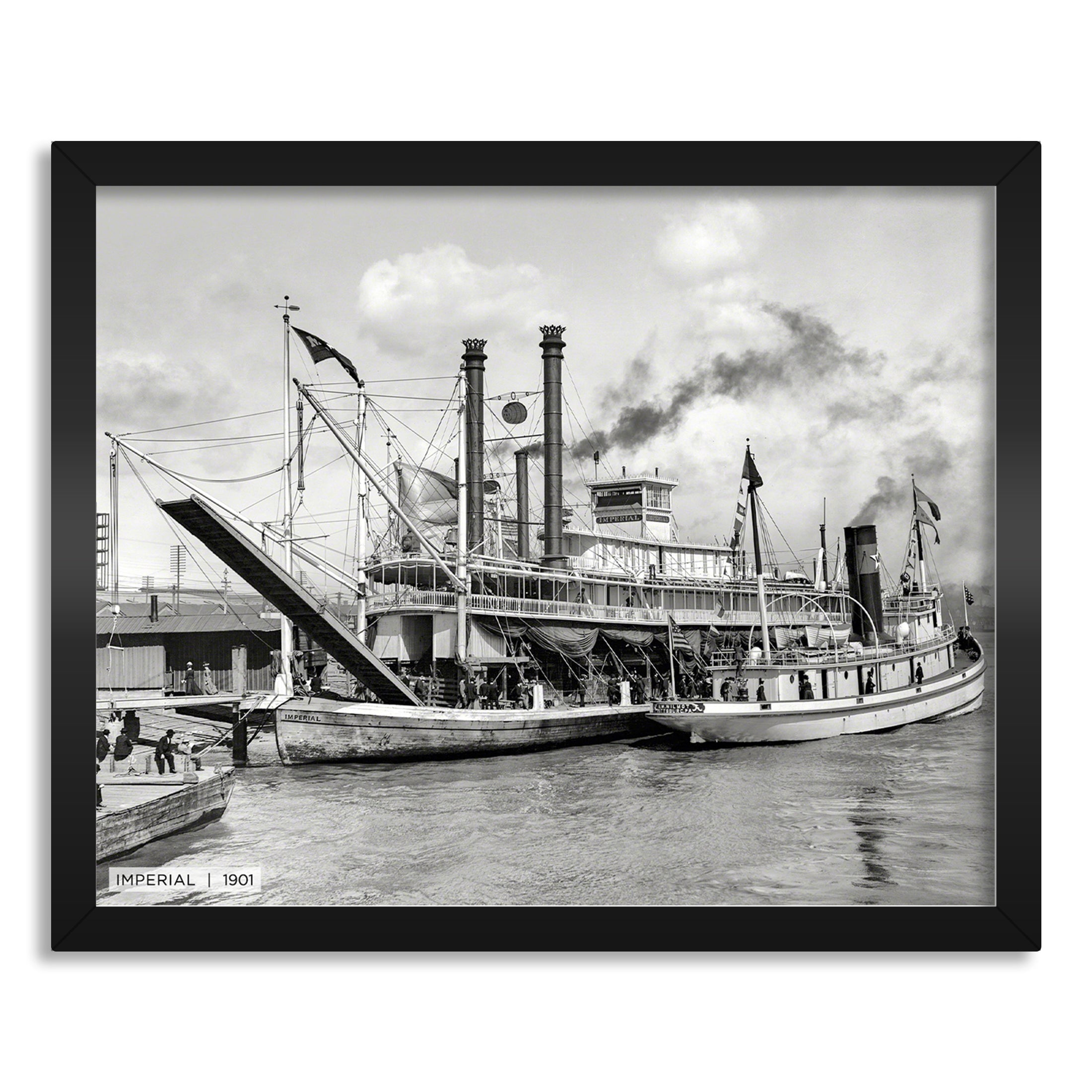 Second Story Collection, New Orleans 16x20 Straight Fit Framed Canvas ...