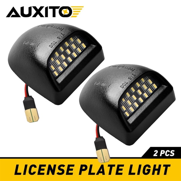 Full LED License Plate Light Tag Lamp Assembly Replacement for Chevy ...