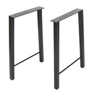 LTL Duraline Table Legs Wired Black Steel 16", Set of 4 - Walmart.com
