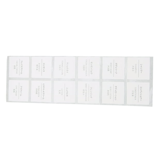 Refill Bottle Labels,Adhesive Labels Rectangular Labels Adhesive Labels ...