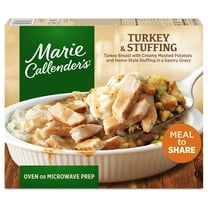 Marie Callender's Roasted Turkey Breast & Stuffing, Frozen Meal, 11.85 ...