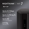 NETGEAR Nighthawk Dual-Band WiFi 7 Router (RS130) – Security Features ...