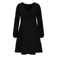 Feancey Womens Summer Dresses Casual Ribbed Knit Mini Dress Comfort ...