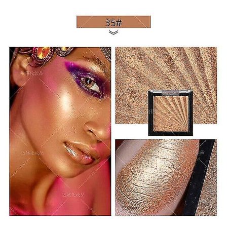 Shimmer Highligter Powder Palette Brighten Facial Bronzer Face High ...