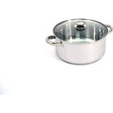 Cook Pro 7-Piece Stainless Steel Cookware Set with Encapsulated Base ...