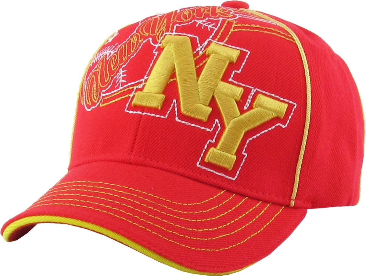 Kid's NY New York Baseball Cap Adjustable Velcro Closure Hat Junior ...