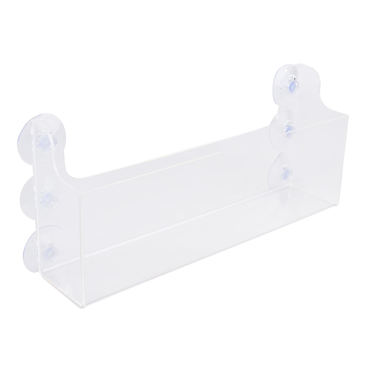 1PC Suction Type Display Frame Acrylic Storage Shelf Transparent ...