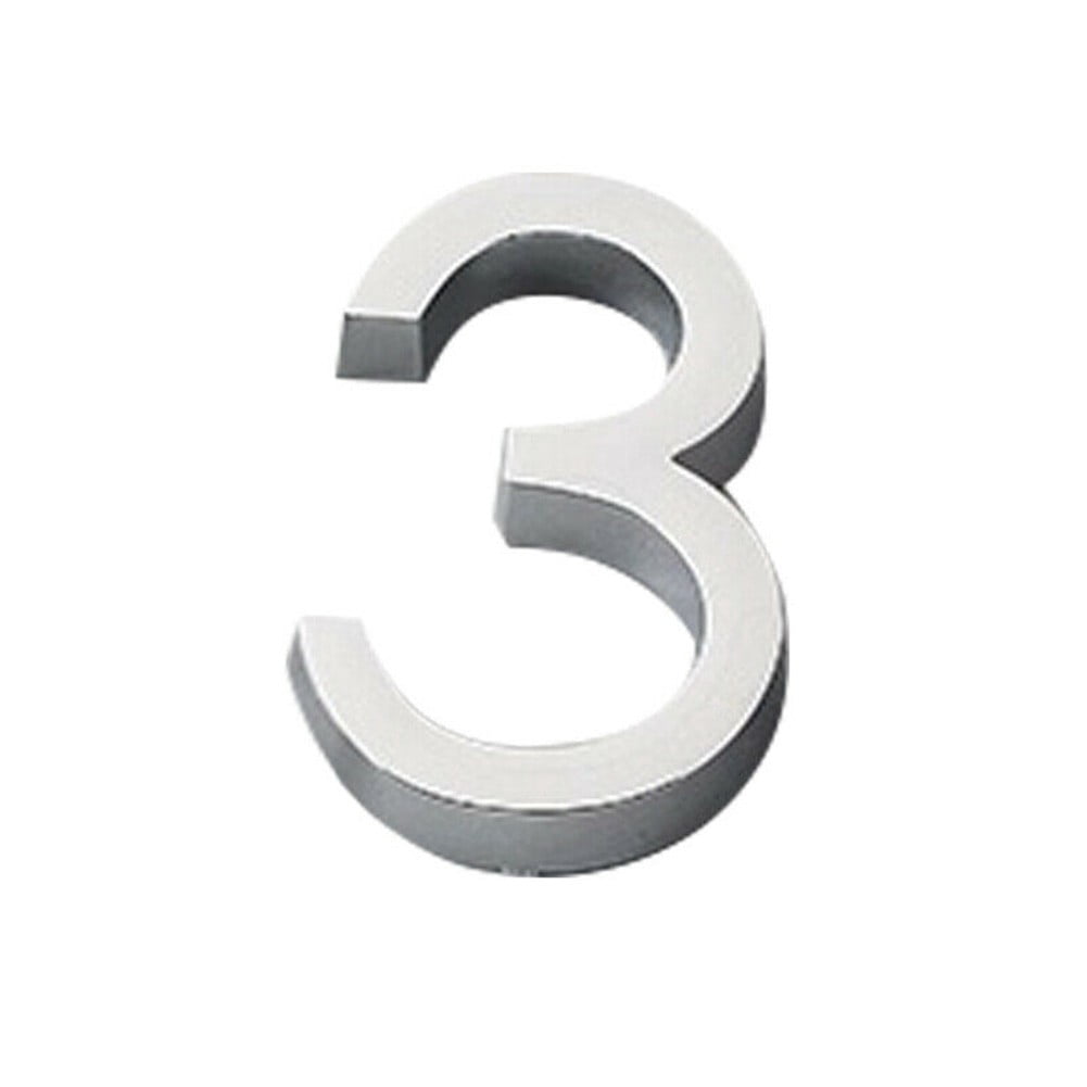 Fule 60mm Self Adhesive Home Door Number Sign Modern House Hotel Room ...