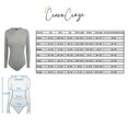 CROWN CRAZE Women's Slim Fit Long Sleeve Bodysuit T-Shirt - Crew Neck ...