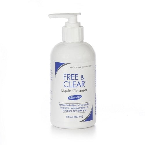 2 Pack Free & Clear Liquid Cleanser For Sensitive Skin 8 oz Each ...