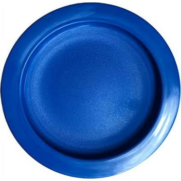 Inner lip plate, plastic, blue , 9" - Walmart.com