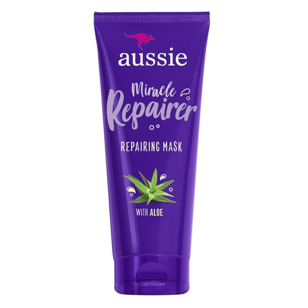 Aussie Miracle Hair Repairer Reconstructing Mask with Aloe, For All ...