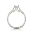 Eterna Jewel Lab Created Diamond 1.5 Ct Asscher Cut Engagement Ring ...