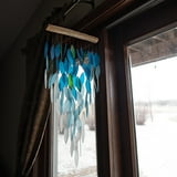 Blue Handworks Glass Wind Chime Deluxe Ocean Waterfall Wind Chimes for ...