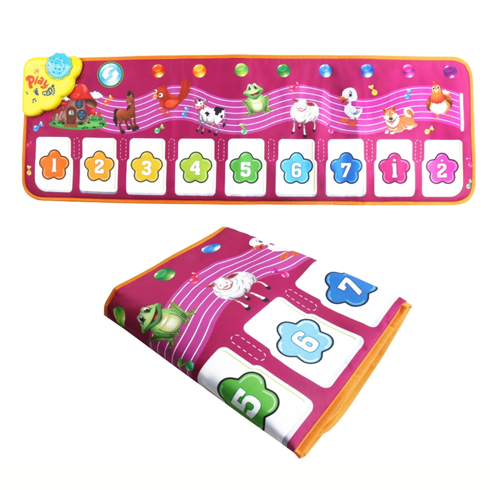 CSCHome Kids Music Dance Mat Toy Portable Play Mat Toy Indoor Floor ...