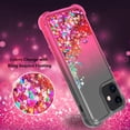 For APPLE IPHONE 12 MINI Phone Cases, Quicksand Bling Hybrid Rubber TPU ...