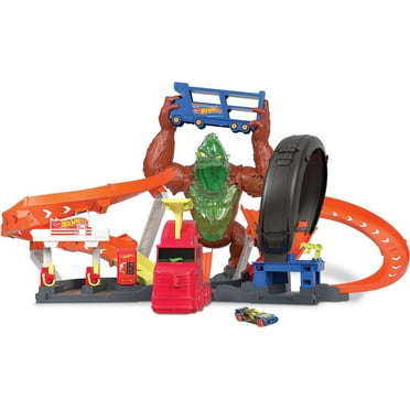 Hot Wheels City Ultimate Octo Car Wash Playset & 1 Color Reveal Toy Car ...