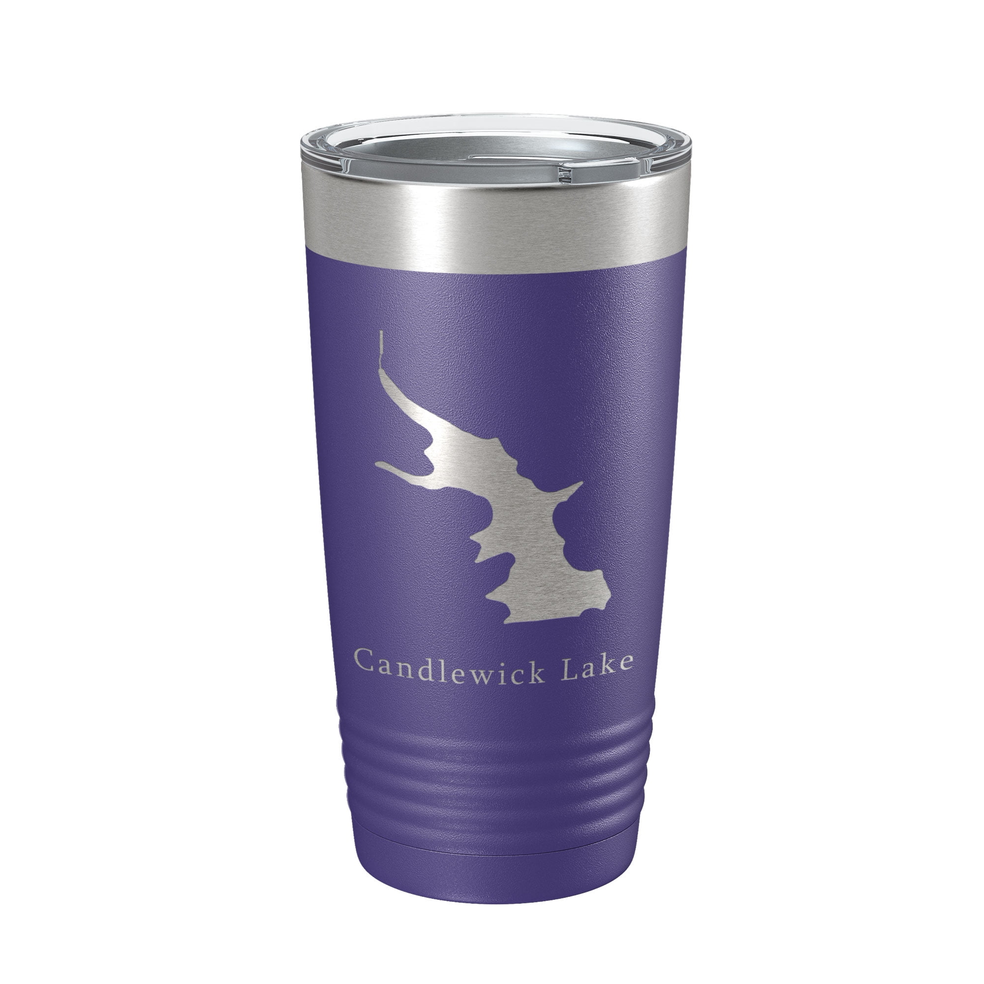 Candlewick Lake Map Tumbler Travel Mug Insulated Laser Engraved Coffee ...