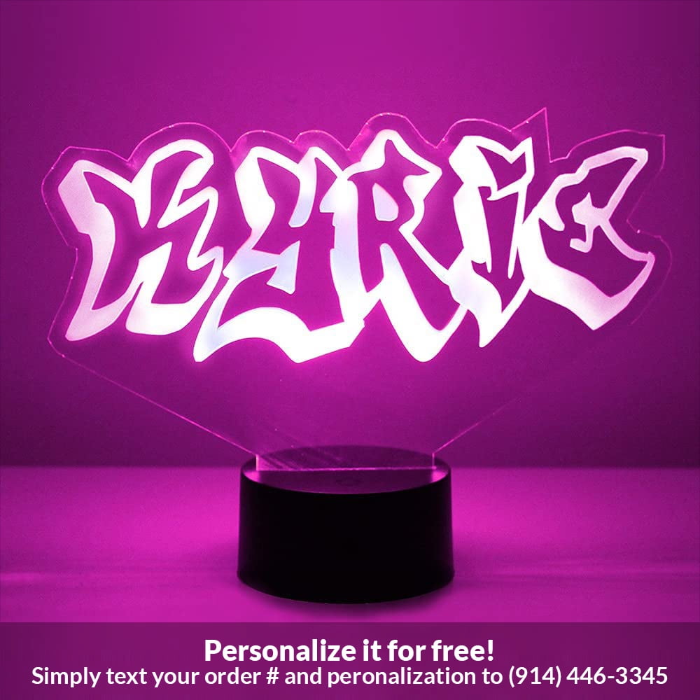 Mirror Magic Store Custom Name - Graffiti Font Color Changing ...