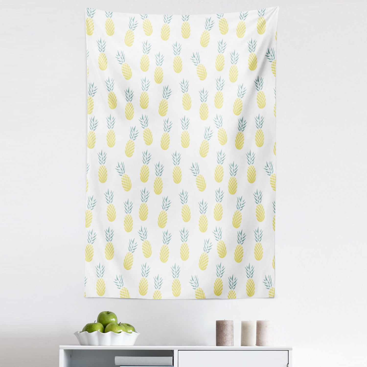 Exotic Tapestry, Pineapples with Rhombus Pattern Healthy Hawaiian Fruit ...