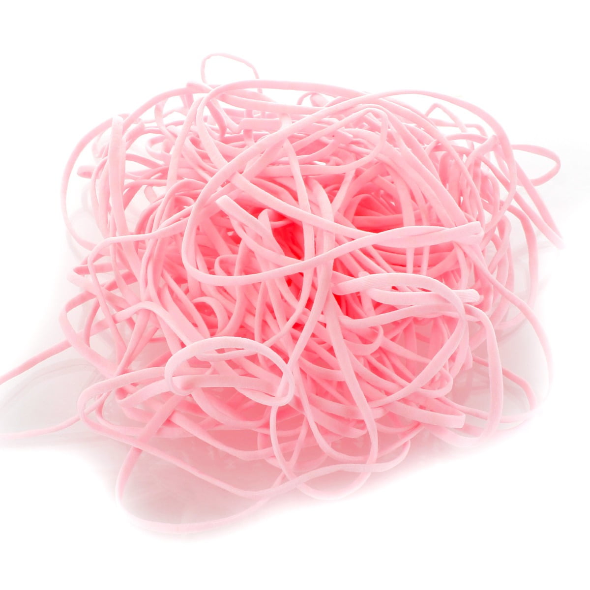 4mm Spandex Skinny Elastic Cord Light Pink 100yd - Walmart.com
