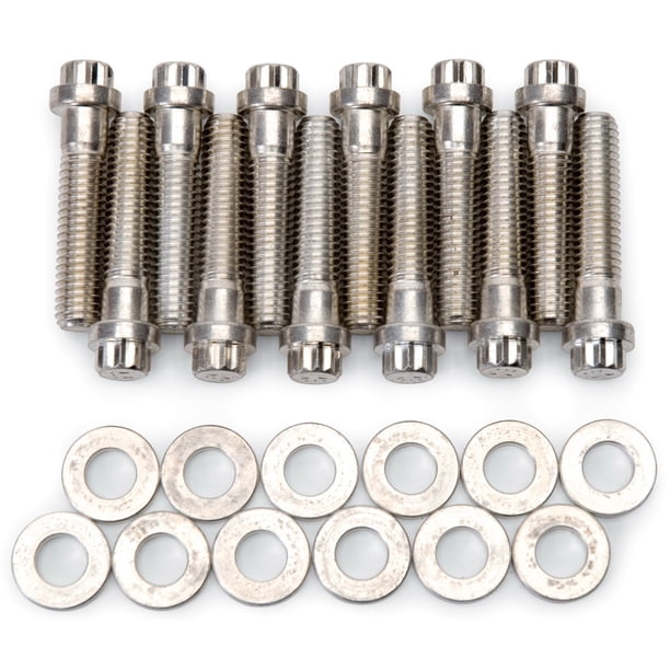Edelbrock 8579 Performer Series Intake Manifold Bolt Kit - Walmart.com