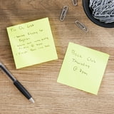 Pen+Gear Sustainable Square Shaped Sticky Notes, 3" x 3", Yellow, 100 ...