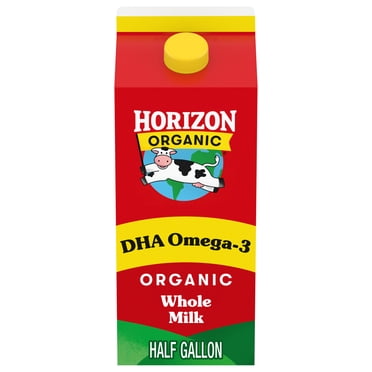 Horizon Organic DHA Omega-3 2 Percent Milk, DHA Reduced Fat Milk, 64 fl ...