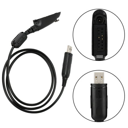 Cable, Black Firm Stable Practical USB Programming Cable For GP328 For ...