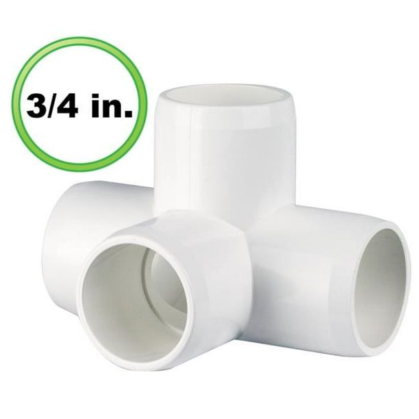 0.75 in. 4 Way LT PVC Pipe Fitting - Walmart.ca