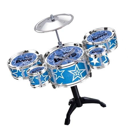 Set Of Random Color Jazz Drum Playset Percussion Musical Instrument For ...
