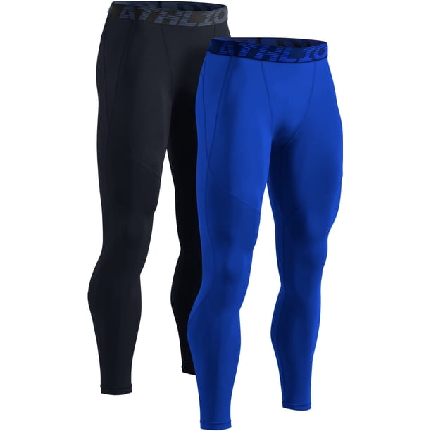 ATHLIO Mens compression Pants Running Tights Workout Leggings, cool Dry ...