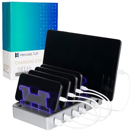 Hercules Tuff Charging Station for Multiple Devices, with 6 USB Ports ...