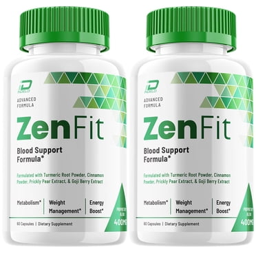 ZenFit Blood Sugar Support Formula Maximum Strength Supplement 60 ...