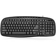 Adesso EasyTouch AKB-133CB Desktop USB Multimedia Keyboard and Mouse ...