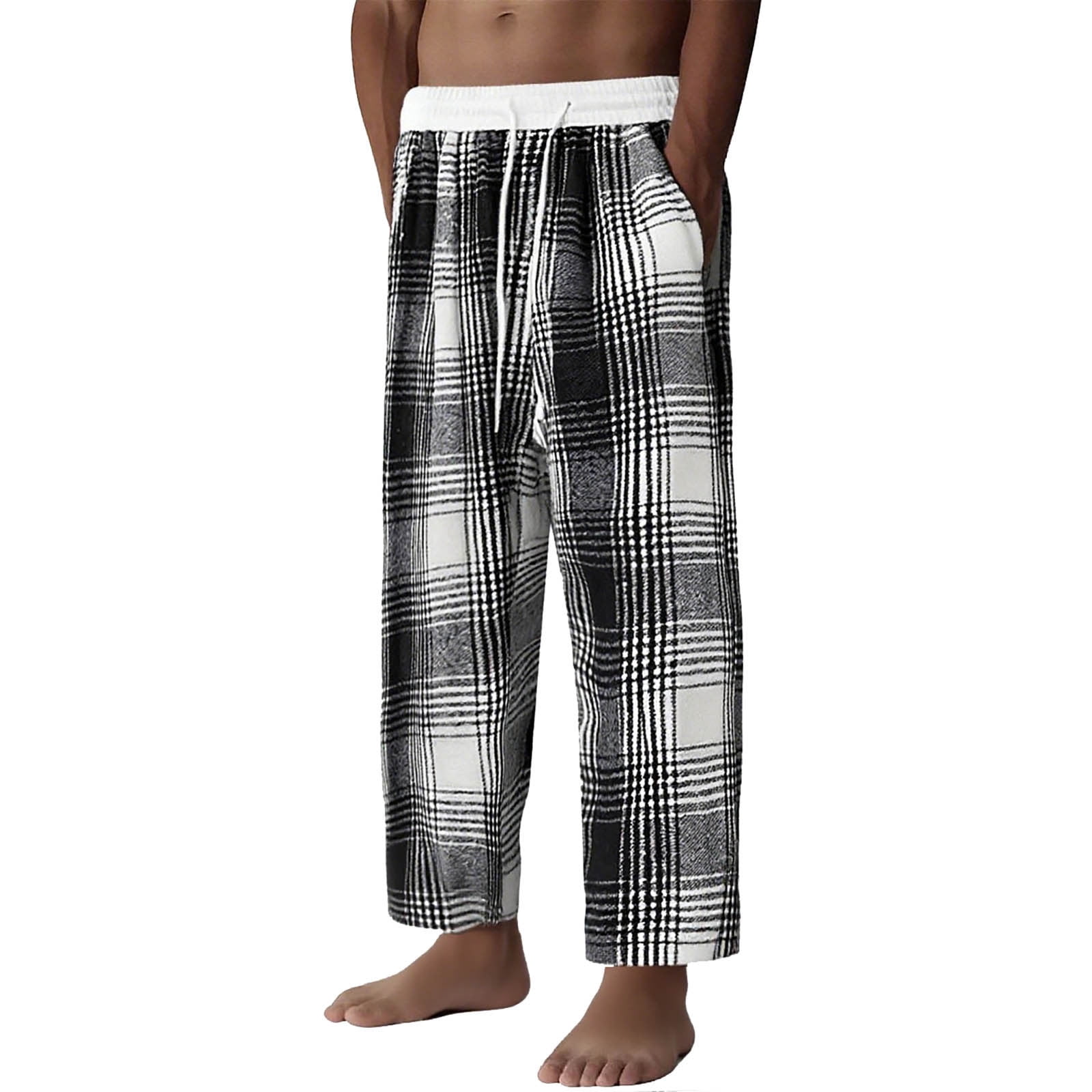 Click here for Lnwuy Mens Fleece Pajama Pants  Casual Fashion Bru... prices