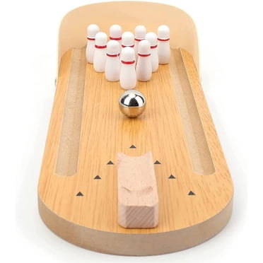 Casewin Mini Bowling Game Bowling Toys Mini Bowling Game Set Tabletop ...