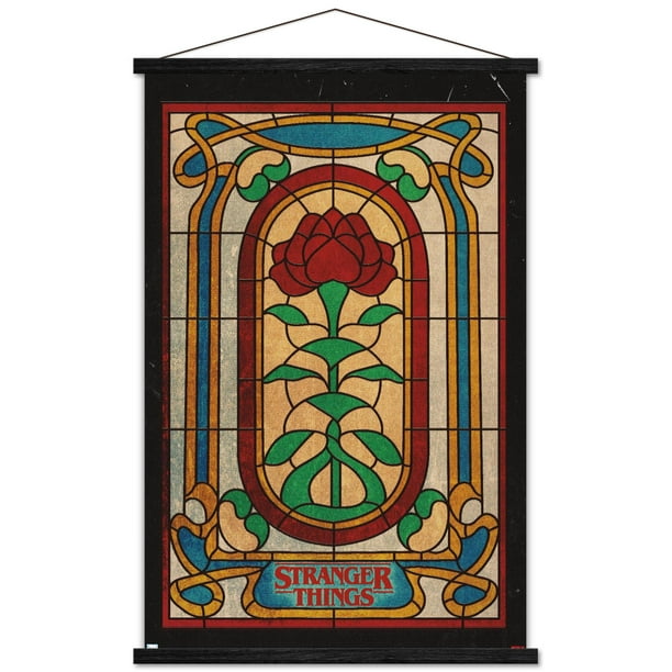 Netflix Stranger Things: Season 4 - Stained Glass Wall Poster with ...