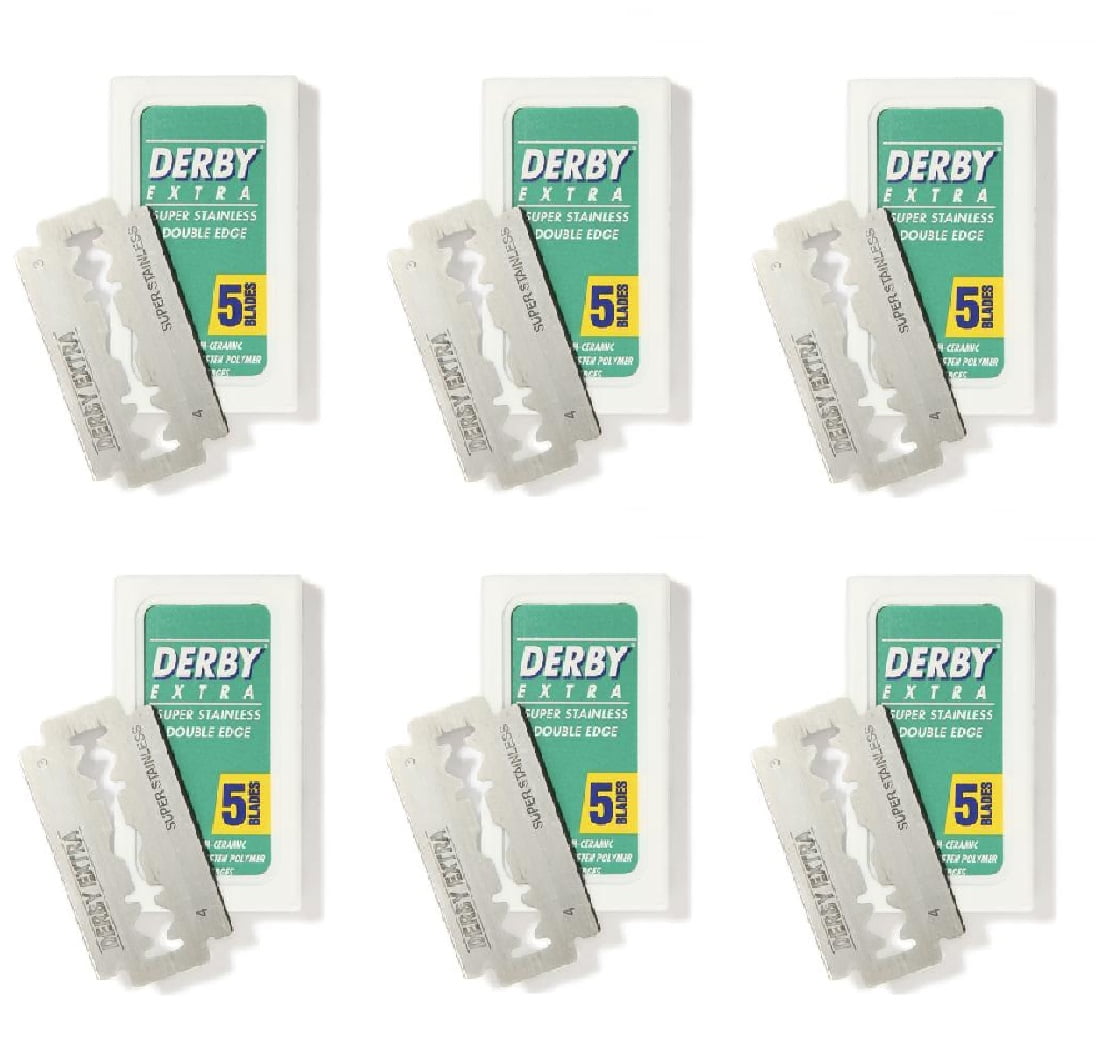 Derby Extra Double Edge Blades, 5 ct. (Pack of 6) - Walmart.com